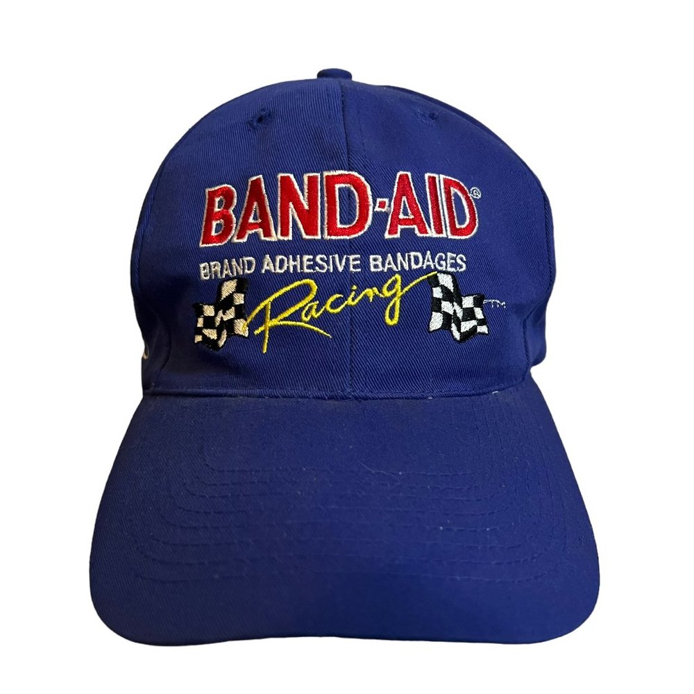 Vintage Michael Waltrip Hat 21 Band Aid Racing Snapba… - Gem